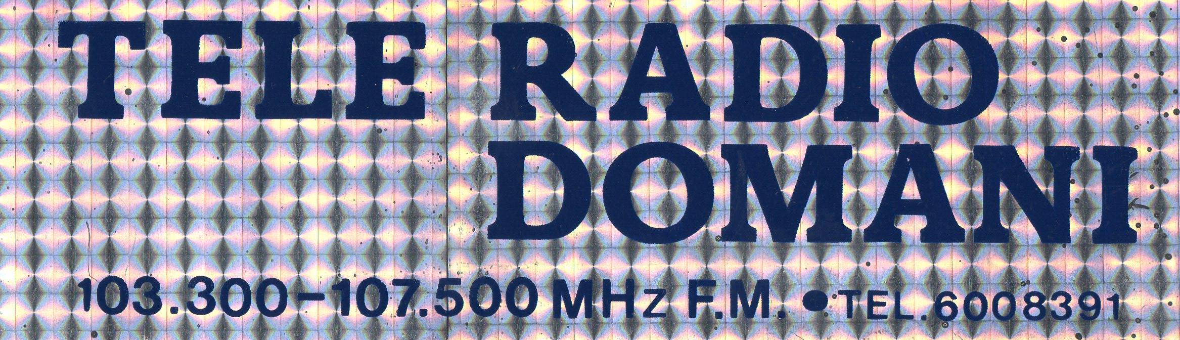 Tele Radio Domani – MASSIMO EMANUELLI
